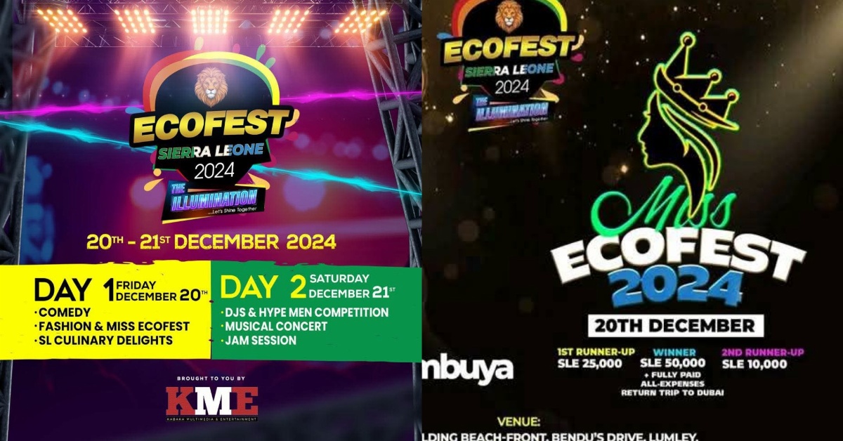 Rosseta Sylvia Dumbuya Crowned Miss EcoFest 2024