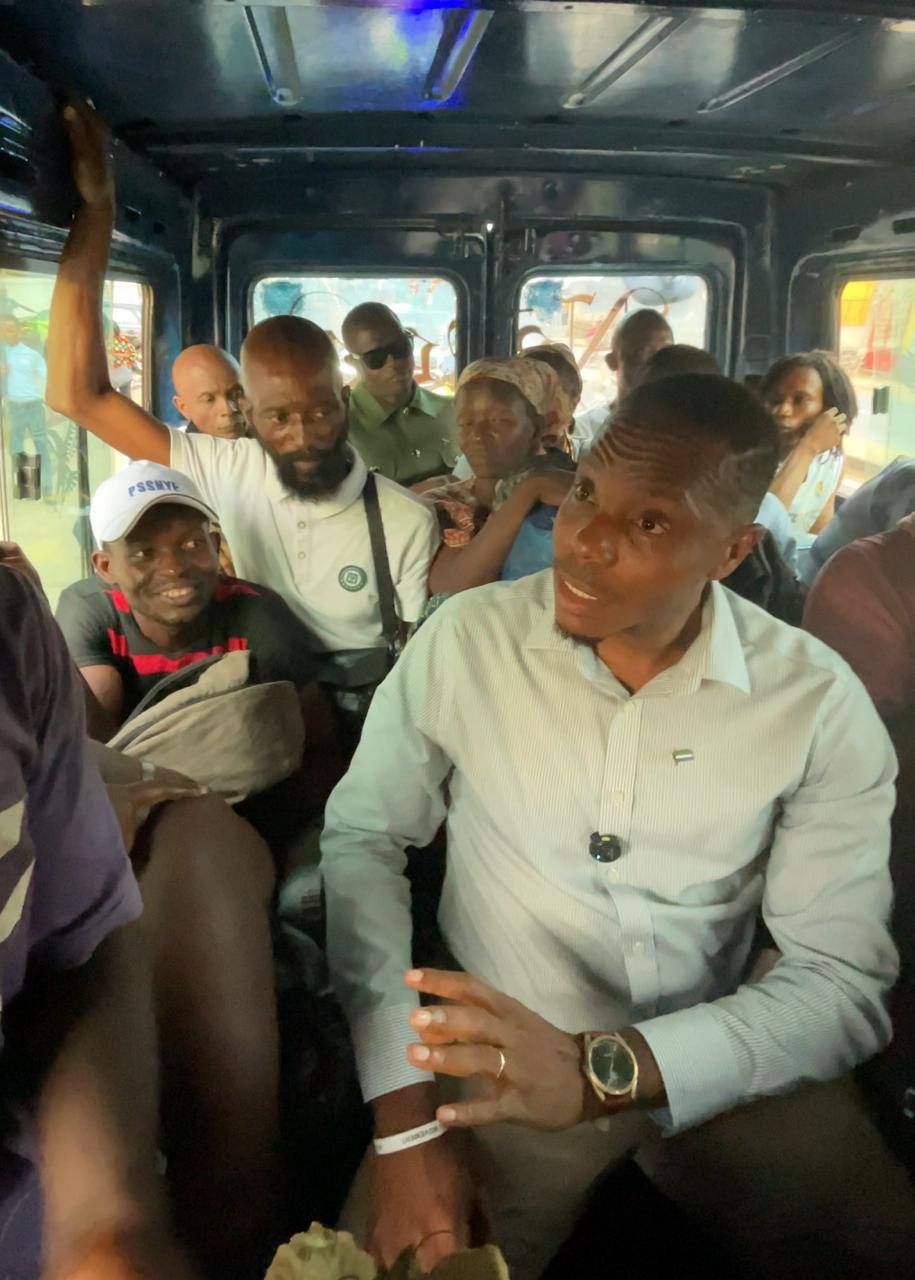 Chief Minister Sengeh Rides Poda-Poda to Assess Public Transport ...
