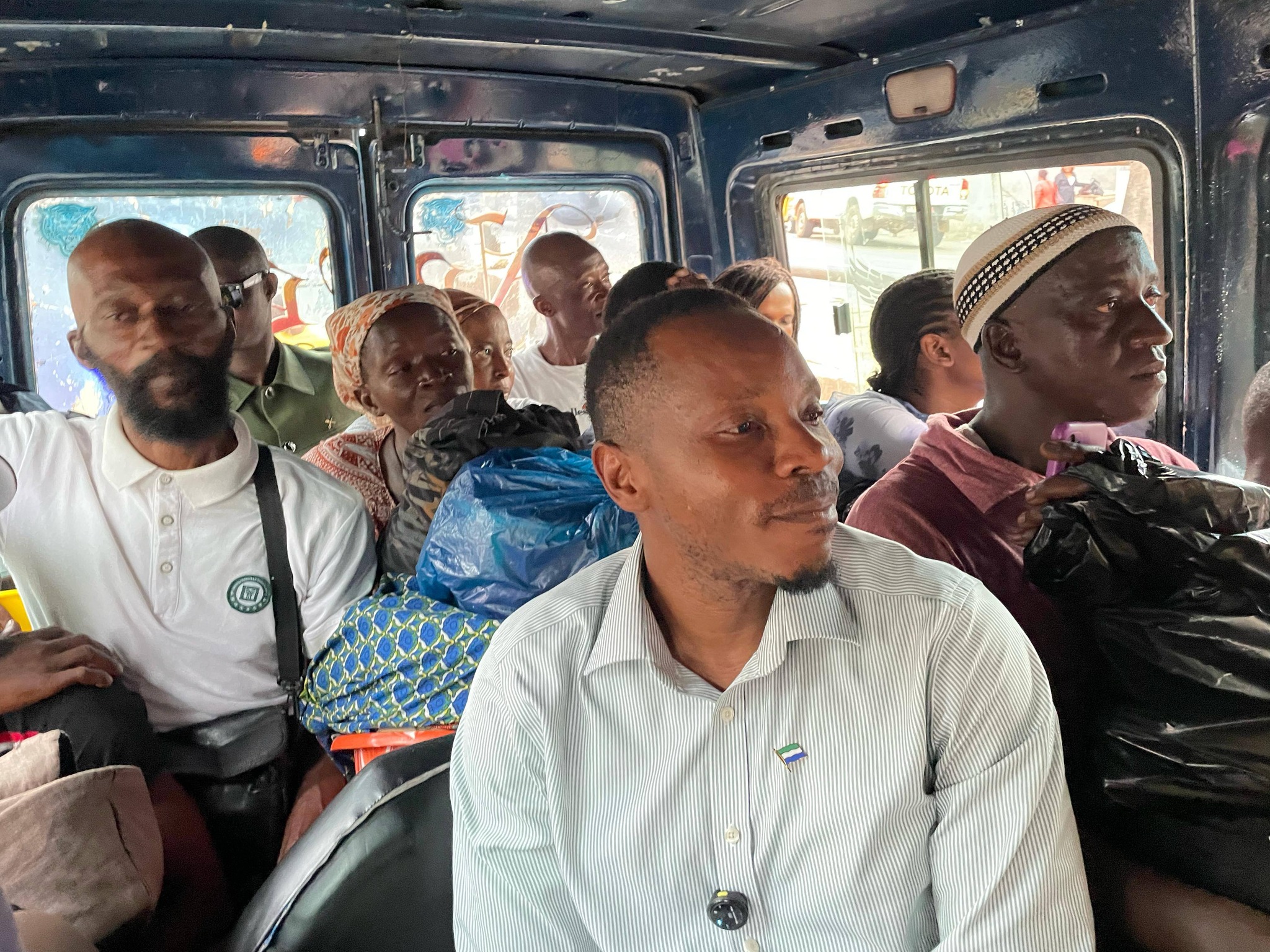Chief Minister Sengeh Rides Poda-Poda to Assess Public Transport ...
